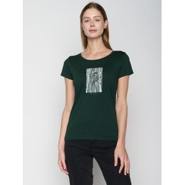 Greenbomb T-Shirt Animal Sparrow Grass in Dunkel Grün | Gr.: XXXL