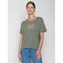 Greenbomb T-Shirt Bike Streak in Oliv | Gr.: XS