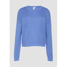 QS Strickpullover in 5361_blau | Gr.: XL