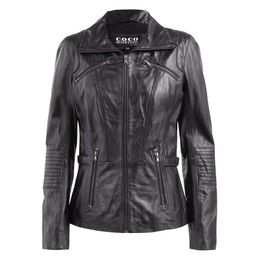 CBL Damen Lederjacke in schwarz | Gr.: 40