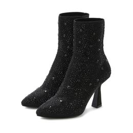 Lascana High-Heel-Stiefelette in schwarz | Gr.: 39