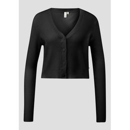 QS Strickjacke in 9999_schwarz | Gr.: XXL