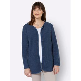 WITT WEIDEN Teddy-Fleecejacke in jeansblau | Gr.: 36