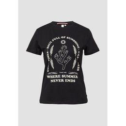 QS T-Shirt in 99D0_schwarz | Gr.: XXL