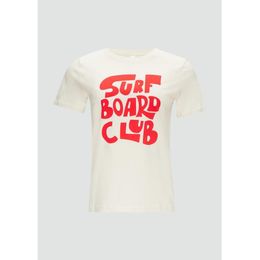 QS T-Shirt in 04D1_creme | Gr.: S