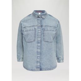QS Bluse in 57Y2_blau | Gr.: 52