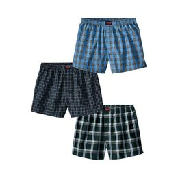H.I.S. H.I.S Webboxer in blau-kariert | Gr.: XS