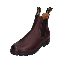 Blundstone Chelsea Boots Brogued Shiraz Leather BLU1352-601 in rot | Gr.: 40