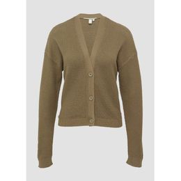 QS Strickjacke in 7854_olivgr&uuml;n | Gr.: M