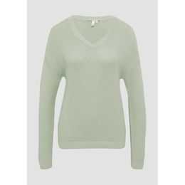 QS Strickpullover in 6503_hellgrün | Gr.: XL