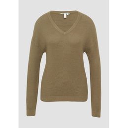 QS Strickpullover in 7854_olivgrün | Gr.: S