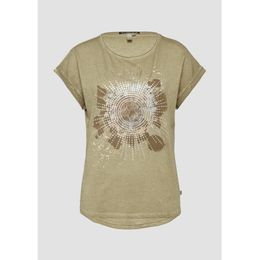 QS T-Shirt in 78D2_tannengr&uuml;n | Gr.: S