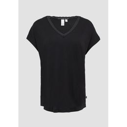QS T-Shirt in 9999_schwarz | Gr.: M