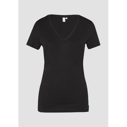 QS T-Shirt in 9999_schwarz | Gr.: S