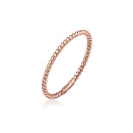 Elli Ring 750 Rosegold Twisted in Rosegold | Gr.: 52