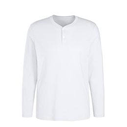 H.I.S. H.I.S Langarmshirt in weiß | Gr.: 48/50