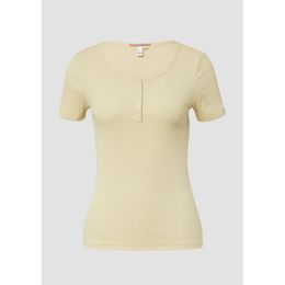 QS T-Shirt in 1225_vanille | Gr.: XL
