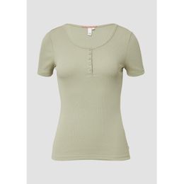 QS T-Shirt in 7297_salbeigr&uuml;n | Gr.: M