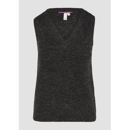 QS Strickpullover in 98W0_dunkelgrau | Gr.: L