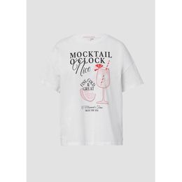 QS T-Shirt in 01D2_wei&szlig; | Gr.: XL