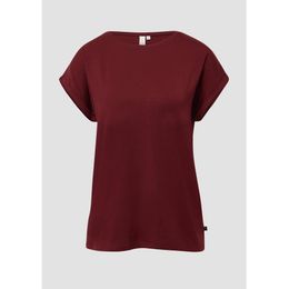 QS T-Shirt in 3900_bordeaux | Gr.: XS