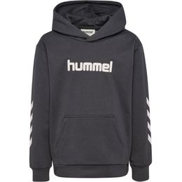 Hummel Kapuzenpullover Hmljr Logo Lebensstil Kinder in EBONY | Gr.: 58-63
