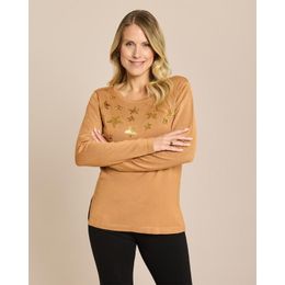 Helena Vera Pullover mit Pailletten-Sternen
