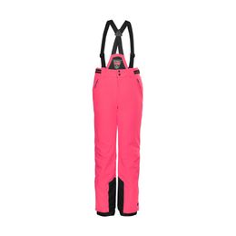 Skihose Killtec "KSW 77 GRLS SKI PNTS", Kinder, Gr. 164, Normalgrößen, pink, Oberstoff: 100% Polyester, Futter: 100% Polyester, Wattierung: 100% Polyester, Hosen, wasserdicht, atmungsaktiv, abnehmbarer Latz, verst. Seitenriegel
