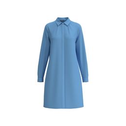 Sommerkleid Seidensticker "Schwarze Rose", Damen, Gr. M38, Normalgrößen, blau (hellblau), 97% Baumwolle 3% Elastan, glänzend, unifarben, regular fit, Kleider, 1/1 Uni