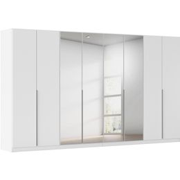 Drehtürenschrank Rauch "Kleiderschrank Schrank Garderobe AGORDO mit Dekor- oder Hochglanzfront", alpinweiß, B:360cm H:229cm T:54cm, Holzwerkstoff, Schränke, durchdachte Innenausstattung, in 7 Breiten und 2 Höhen MADE IN GERMANY, Topseller