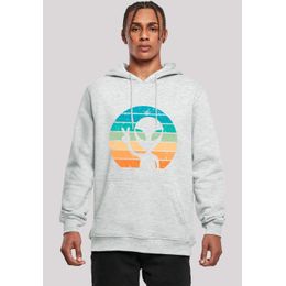 Kapuzenpullover F4NT4STIC "Alien Piece Sonnenuntergang", Herren, Gr. L, erdgrau, Obermaterial: 65% Baumwolle, 35% Polyester, slim fit, Pullover, Premium Qualität