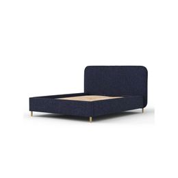 Höffner Polsterbett mit Stauraum Livy ¦ blau ¦ Maße (cm): B: 211 H: 116 » Höffner
