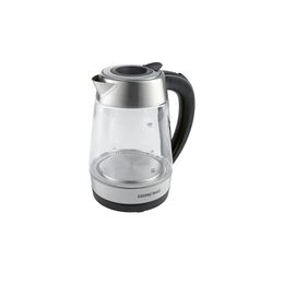 gourmetmaxx Glas-Wasserkocher 19115 grau Glas,Edelstahl,Kunststoff Maße (cm): B: 18,1 H: 25,1 T: 21.5 » Höffner