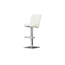 Höffner Barhocker Vittoria ¦ weiß ¦ Maße (cm): B: 40 H: 87 T: 50.0 » Höffner