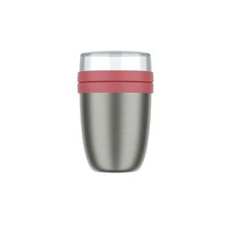 Höffner Thermolunchpot Ellipse Edelstahl,Kunststoff Maße (cm): H: 16,9 Ø: 10.7 » Höffner