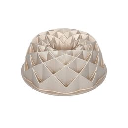 Birkmann Guglhupfform "Geo Pandora" Contoura silber Aluminium-Guss Maße (cm): H: 9,5 Ø: 24 » Höffner