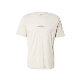 Jack & Jones JACK & JONES T-Shirt 'JPRBLACASPER' Herren Größe L greige / schwarz