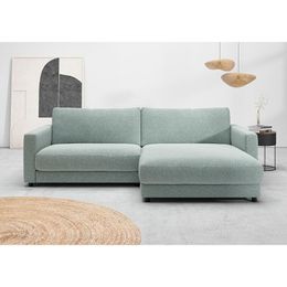 Home Affaire Ecksofa »Ecksofa Jiro, L-Form, große Sitztiefe, Breite 265 cm« lose Sitz- & Rückenkissen, weicher Polsteraufbau, komfortabel & modern...
