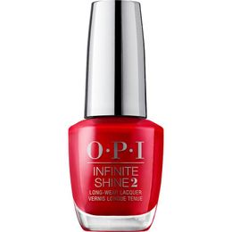 O.P.I OPI Nagellack »Infinite Shine Big Apple Red « deckend, glänzend, langanhaltend, splitterfest, gelartiges Finish Big Apple Red Bietet einen...
