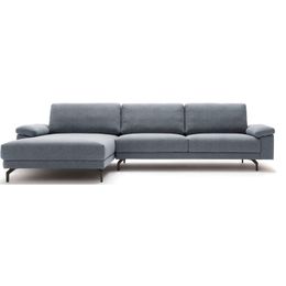 CREATION BY ROLF BENZ Ecksofa »CR.450 elegantes Designsofa mit hohem Sitzkomfort« saphierblau / steingrau