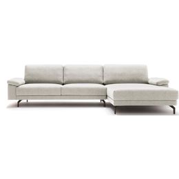CREATION BY ROLF BENZ Ecksofa »CR.450 elegantes Designsofa mit hohem Sitzkomfort« seidengrau