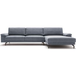 CREATION BY ROLF BENZ Ecksofa »CR.450 elegantes Designsofa mit hohem Sitzkomfort« saphierblau / steingrau