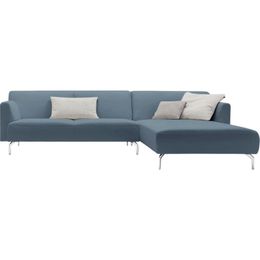 CREATION BY ROLF BENZ Ecksofa »CR.446 elegantes Designsofa mit hohem Sitzkomfort« in minimalistischer, schwereloser Optik, Breite 275 cm blaugrau...