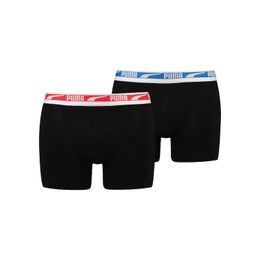 Puma Boxershorts »MEN MULTI LOGO BOXER 2P« 2er Pack, Komfortbund black combo M M Herrenunterhose von Puma