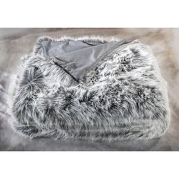 Star Home Textil Wohndecke »Silber Wolf« extrem weich silber Obermaterial: 100% Polyester B/L: 150 cm x 200 cm