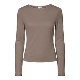Y.A.S Damen Langarmshirt &raquo;YASPALOMA LS TOP NOOS&laquo; grau L