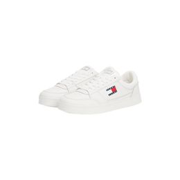 Tommy Jeans Sneaker »TJM THE GREENWICH NEW ESS«, Freizeitschuh, Halbschuh, Schnürschuh im Basekt-Style weiß kombiniert 46 46 Schnürer mit weich...