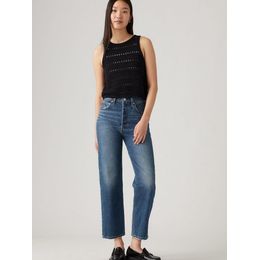 Levi's LEVI'S Jeans 'Ribcage Straight Ankle' Damen Größe 26 blue denim