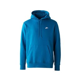 Nike Sportswear Sweatshirt 'CLUB' Herren Größe XS petrol / weiß