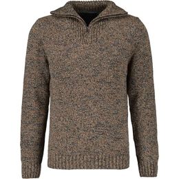 Ragman Troyer Taupe-Grau mouliniert-187 48 48 Tweed-Strick